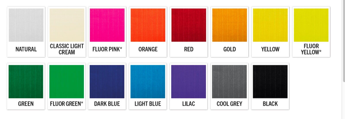 Couleurs Contener Nylite – Maxilite | iSpinnakers